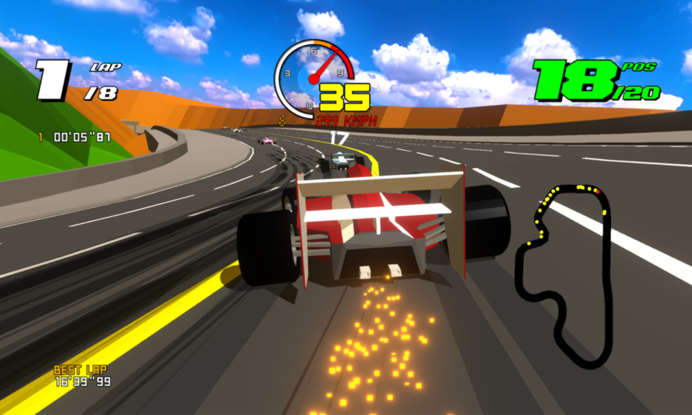 Low-poly arcade racer Formula Retro Racing coming to Switch | Traxion