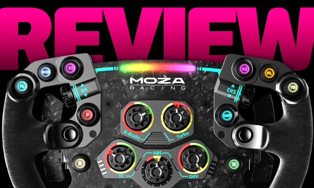MOZA Racing R9 wheel base and GS wheel review: Sim racing title ...